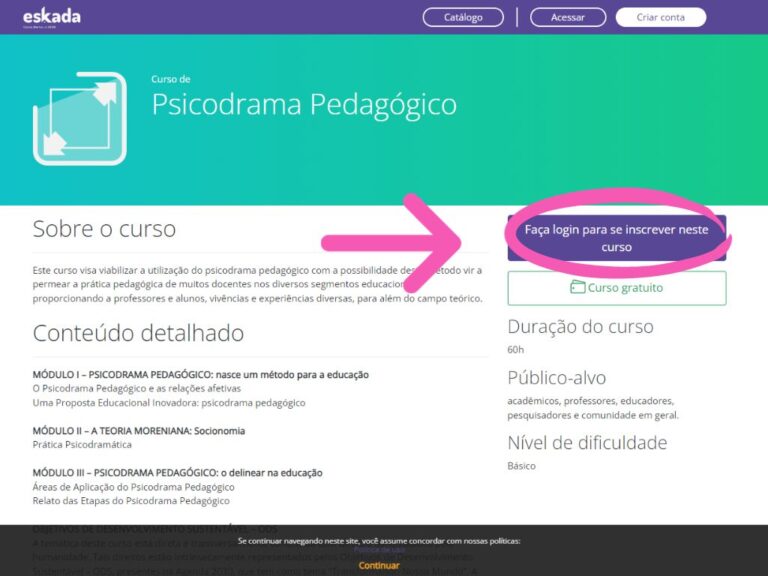 Cursos Gratuitos Eskada: Oportunidade única de estudar no seu tempo